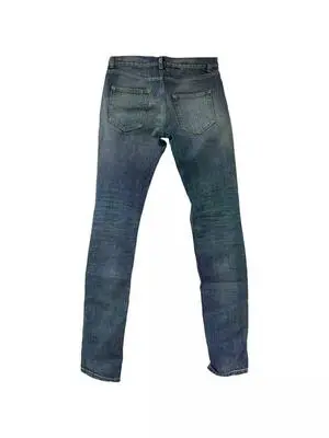 Saint Laurent Ripped Slim-fit Jeans
