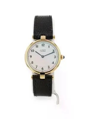 Cartier 1990s Must Vendôme 30mm Watch - White