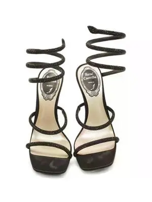 Rene Caovilla Cleo Crystal-embellished Sandals