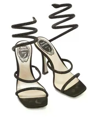 Rene Caovilla Cleo Crystal-embellished Sandals