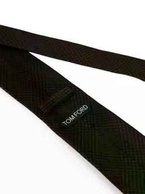 TOM FORD Houndstooth Silk Tie