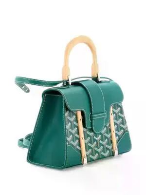 Goyard Structured Saigon Top Handle Bag - Green
