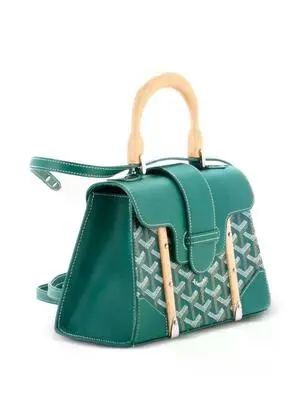 Goyard Structured Saigon Top Handle Bag - Green