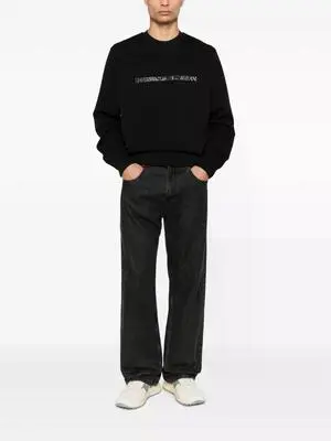 Emporio Armani Logo Print Cotton Sweatshirt