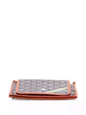 Goyard Plumet Clutch Wallet In Printed Coated Canvas - Black