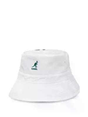 KANGOL Reversible Logo-embroidered Bucket Hat
