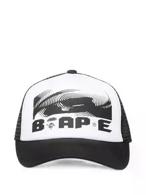 A BATHING APE Mesh Cap - Black