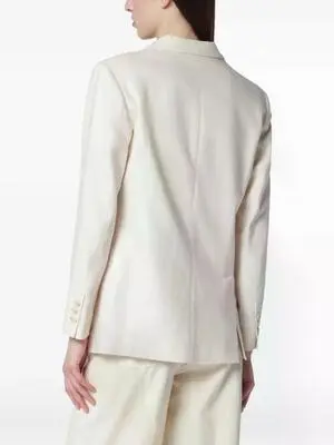 VITOVI Single-breasted Silk Blazer