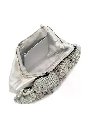 TWENTY FOURHAITCH Floral-embellished Clutch Bag