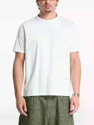 DIME Logo-embroidered T-shirt - White