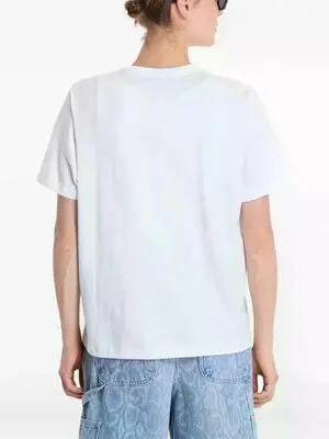 DIME Logo-embroidered T-shirt