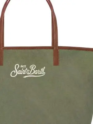 MC2 SAINT BARTH City Logo Tote - Green
