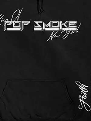 VLONE X Pop Smoke Graphic-print Drawstring Hoodie
