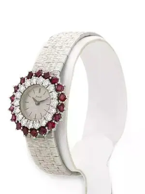 PIAGET 1970s Diamond And Ruby 26mm Watch