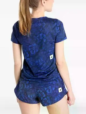 SAYSKY Floral Print Crewneck T-shirt