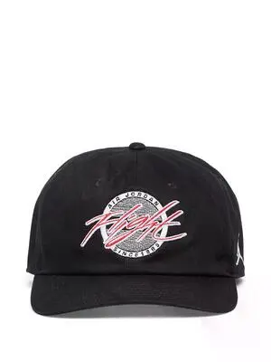 JORDAN Flight Pro Unstructured Flat-bill Cap - Black
