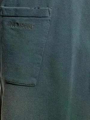 GOLDEN GOOSE Faded Effect Cotton Track Pants