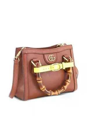 Gucci Diana Mini Tote Bag With Bamboo Handle - Brown