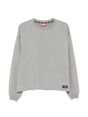 DIESEL® Patricia Logo Patch Crewneck Sweatshirt