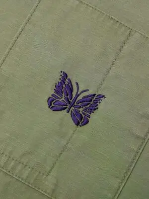 Needles Reversed Sateen Butterfly-embroidered Jacket