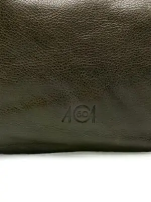 AUTENTICA 504 Leather Shoulder Bag With Buckle Detail