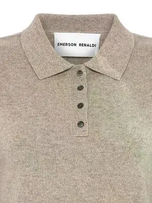 EMERSON RENALDI Knitted Polo Top