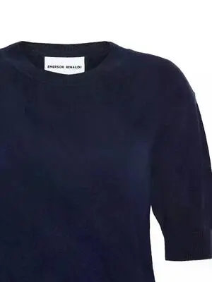 EMERSON RENALDI Short Sleeve Knitted Sweater