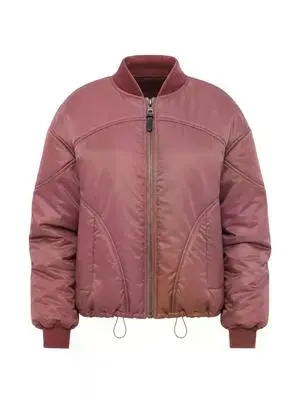 Bacon Padded-design Bomber Jacket