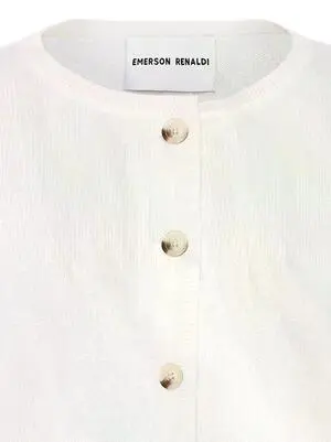 EMERSON RENALDI Knitted Button-up Cardigan - Neutrals