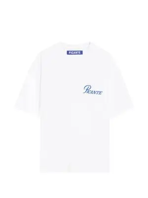 PICANTE Record Logo-print T-shirt - White