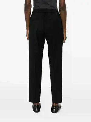 Peserico Elasticated Waistband Pressed-crease Trousers