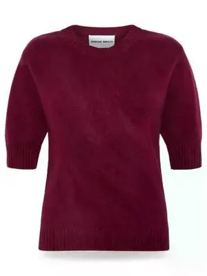 EMERSON RENALDI Short-sleeve Ribbed-trim Sweater