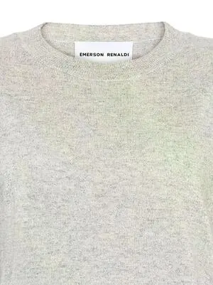 EMERSON RENALDI Short Sleeve Knitted Sweater