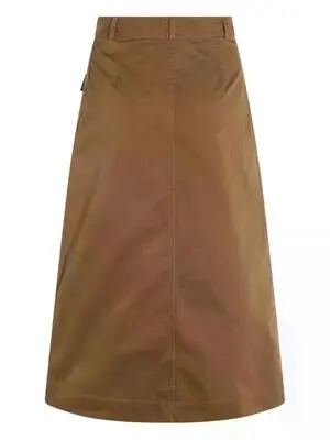 Saint Laurent Button-front Midi Skirt