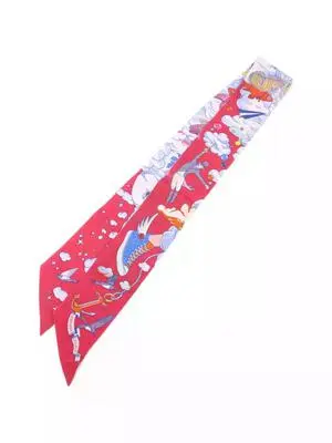 Hermès Sur Mon Nuage Twilly Scarf