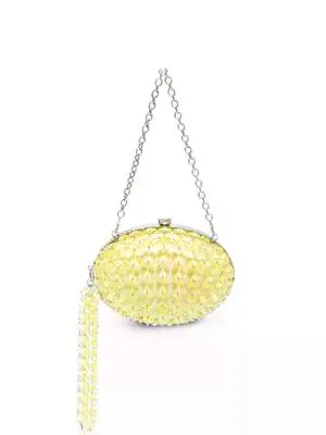 SELF-PORTRAIT Embellishment-detail Mini Bag - Yellow