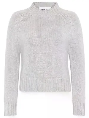 EMERSON RENALDI Raglan-sleeve Mock-neck Sweater - Grey