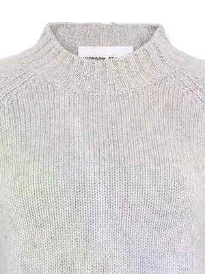 EMERSON RENALDI Mock Neck Raglan Sleeve Sweater - Grey