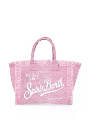 MC2 SAINT BARTH Vanity Fringe-trim Tote Bag
