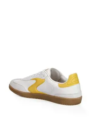 Sketchers Contrast Panel Lace-up Sneakers - White