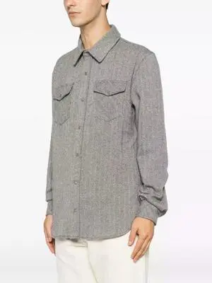 GOD'S TRUE CASHMERE Button-down Cashmere Shirt
