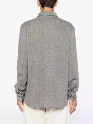 GOD'S TRUE CASHMERE Button-down Cashmere Shirt
