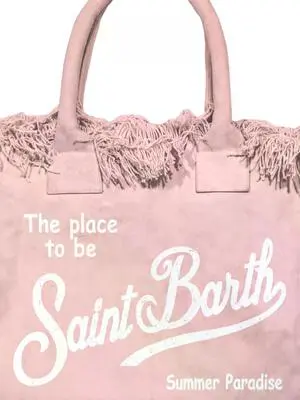 MC2 SAINT BARTH Fringe-trim Tote Bag - Pink