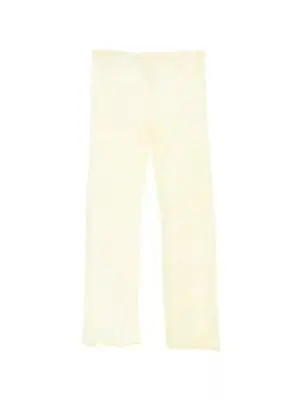 Oseree Lace Beach Trousers - Yellow