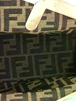 Fendi First Bag Raffia Small Shoulder Bag