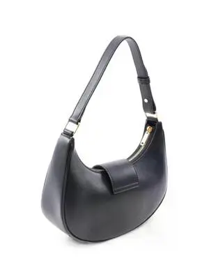 Celine Ava Triomphe Shoulder Bag - Black
