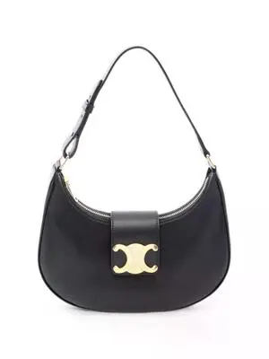Celine Celine Ava Triomphe Shoulder Bag Black
