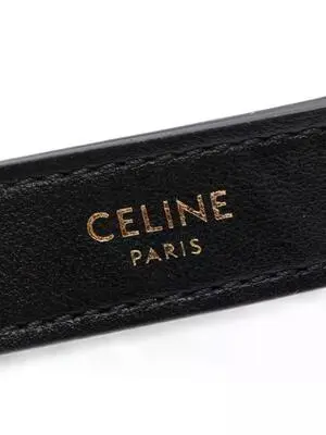 Celine Ava Triomphe Shoulder Bag - Black