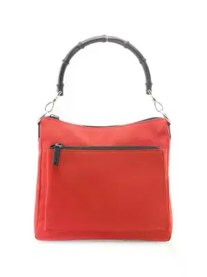 Gucci Bamboo Shoulder Bag - Red