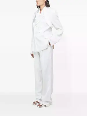 GMBH Pleated Adjustable-waist Trousers